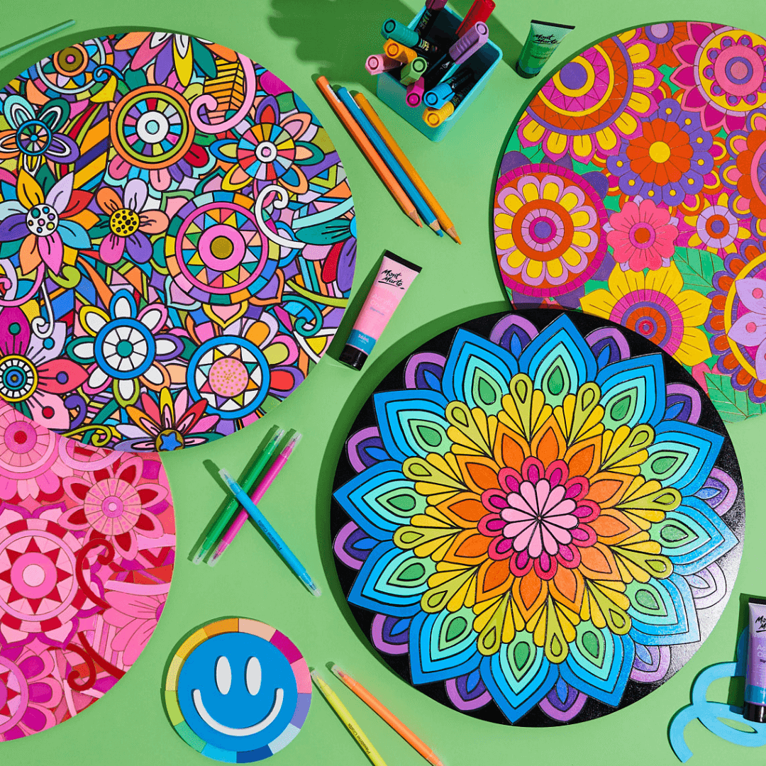 MDF Colouring In Art Boards – Hueray