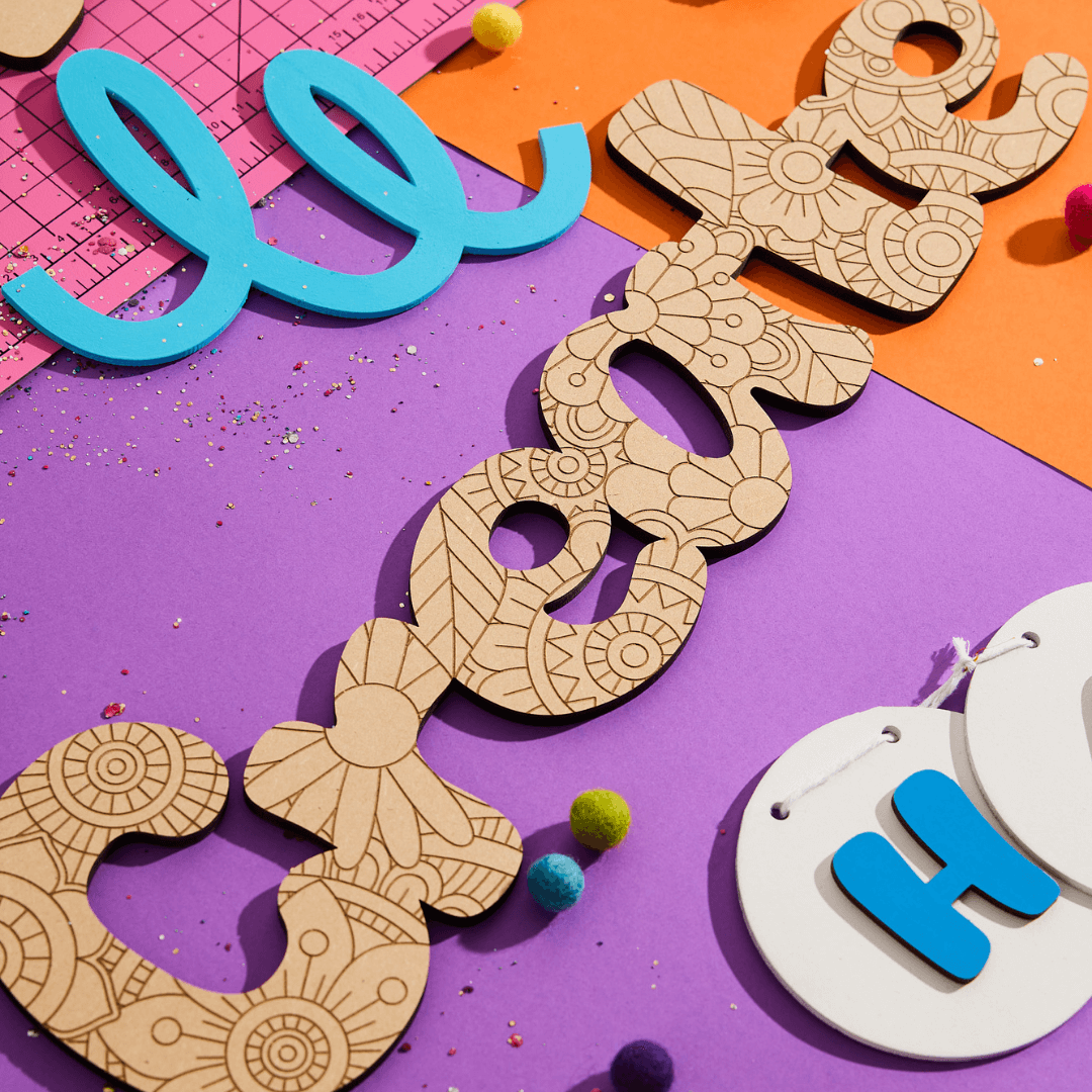MDF Engraved Word Signs – Hueray