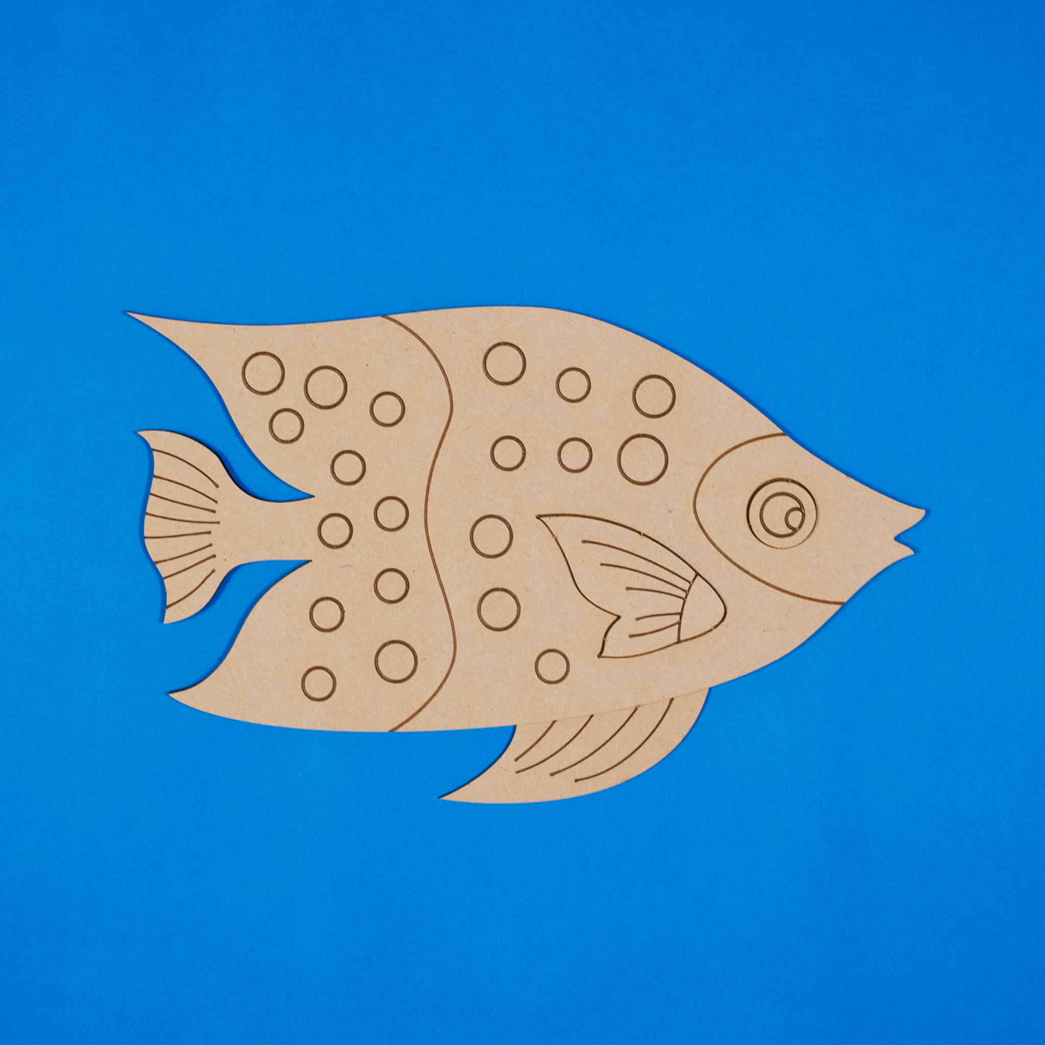 DIY Fish Wall Art – "Freckle" paintable wooden ocean-inspired wall ...