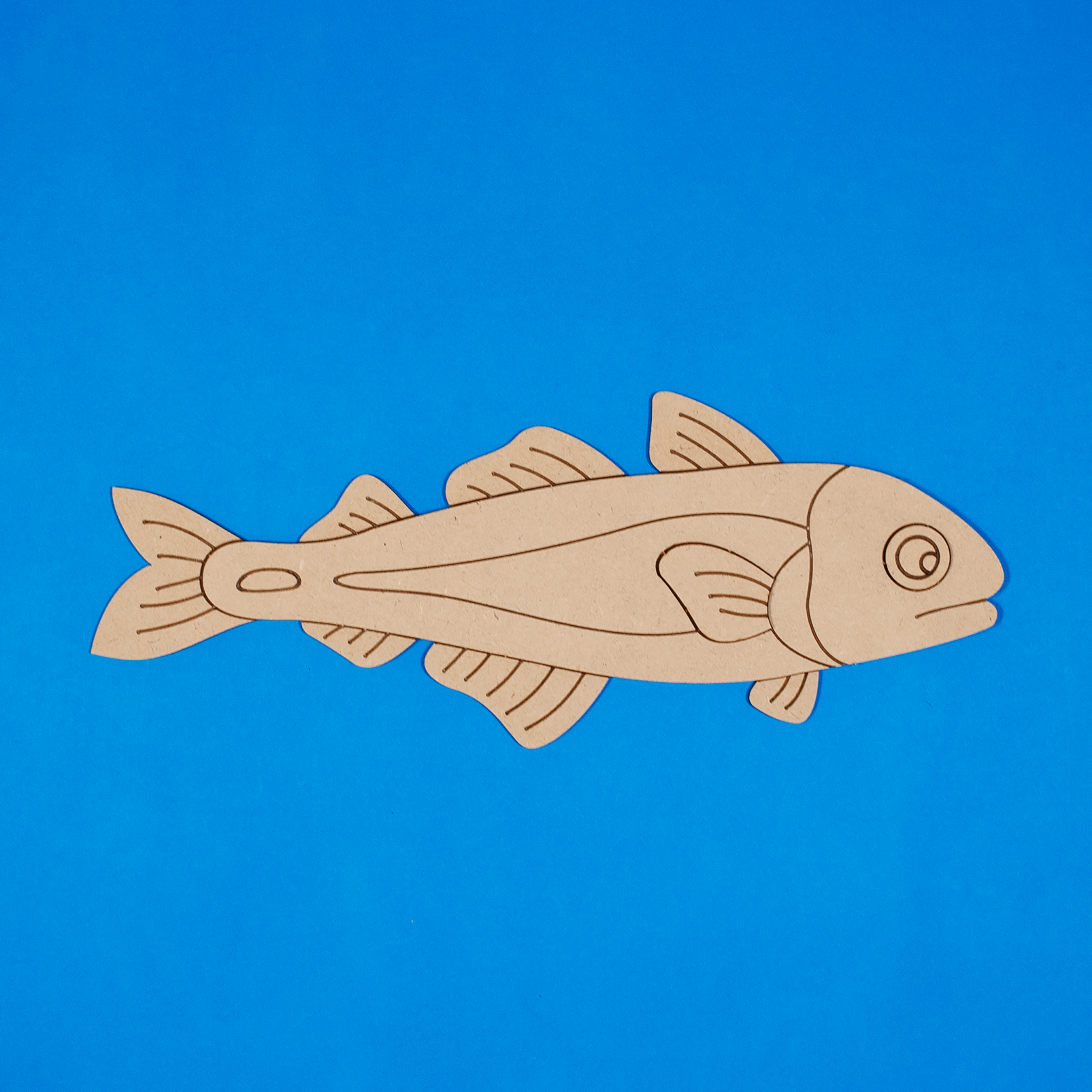 DIY Fish Wall Art – "Ripple" paintable wooden ocean-inspired wall decor ...